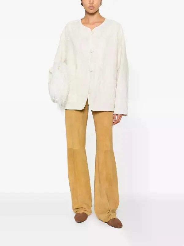 FORTE_FORTE Paneled Pocket Trousers