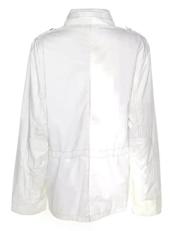 Marina Rinaldi Zip-up Jacket With Flap Pockets And Drawstring Hem