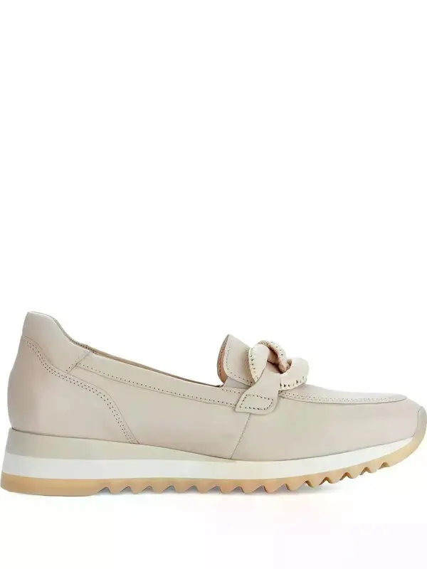 Gabor Chain-link Leather Loafers