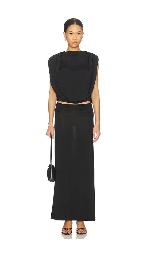 THE LINE BY K Bobi Draped Shell Top