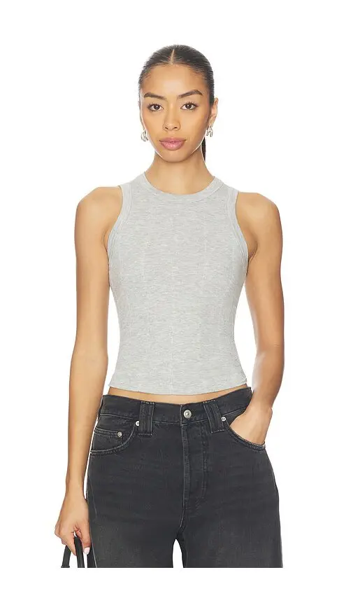 Free People So Soft Seamless Modal Tank - Grey