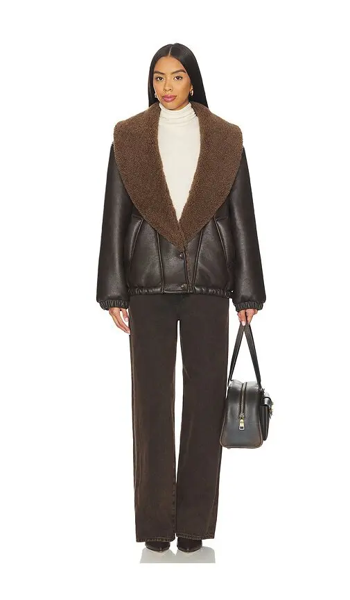 Blanknyc Faux Leather Shearling Jacket