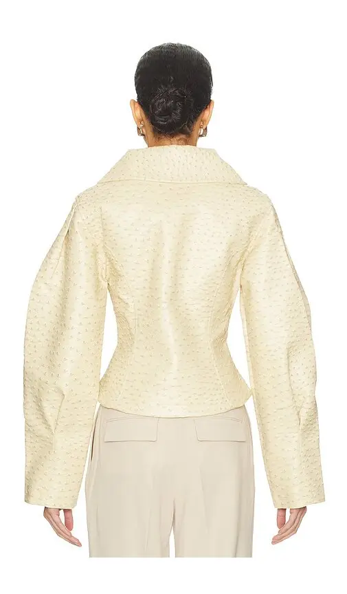 YELLOW THE LABEL Olsen Ostrich Jacket
