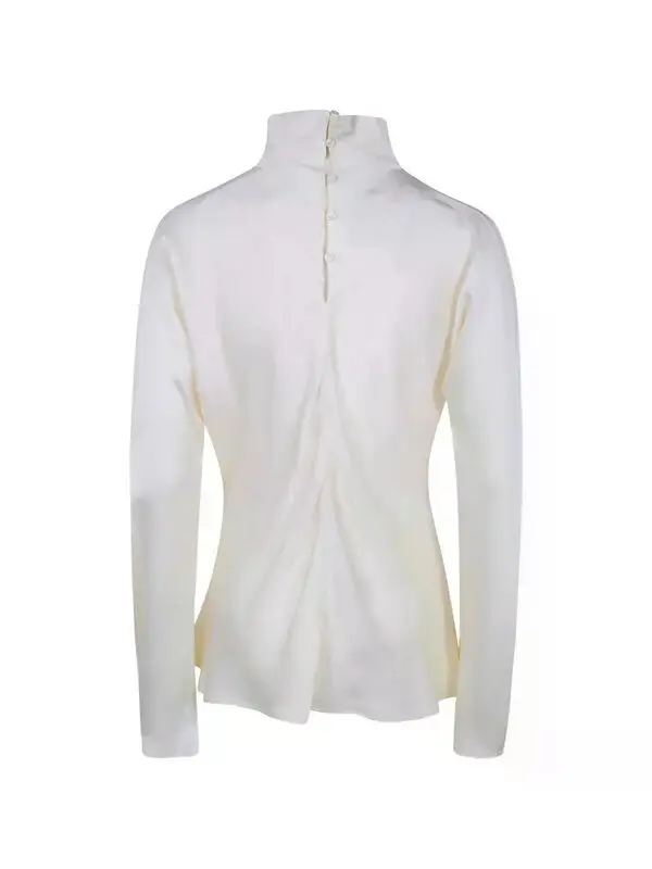 RÓHE High-neck Button-fastening Blouse - Neutrals
