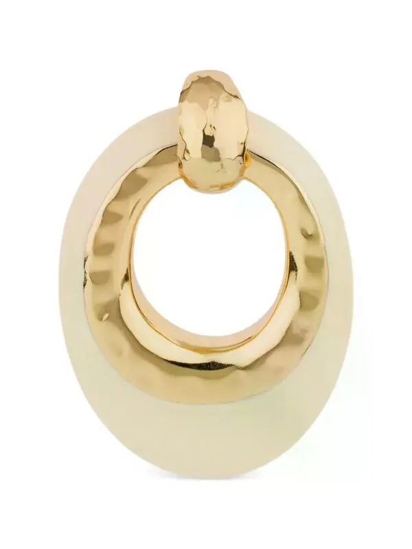 Gas Bijoux Selva Hammered Hoop Earrings