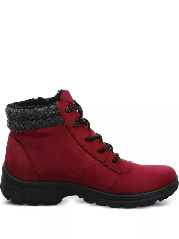ARA Lace-up Ankle Boots With Side Zip