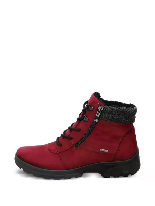 ARA Lace-up Ankle Boots With Side Zip