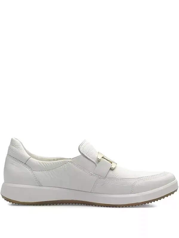 ARA Slip-on Loafers With Decorative Buckle Detailing