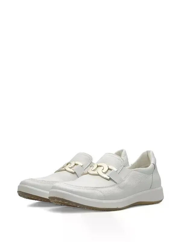 ARA Slip-on Loafers With Decorative Buckle Detailing