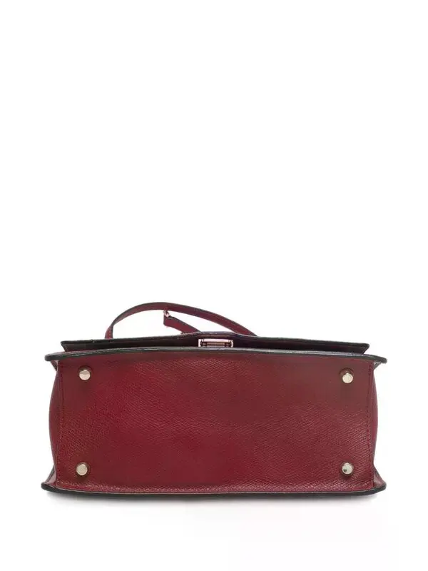 Furla Chain Leather Cross Body Bag - Red