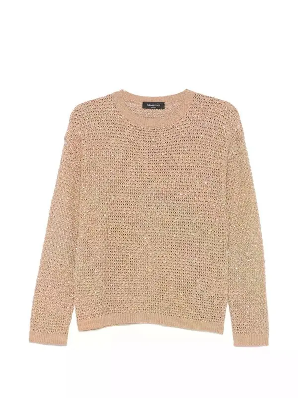 Fabiana Filippi Open-knit Sequined Sweater