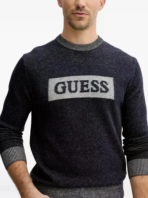 Guess Crew Neck Logo Sweater