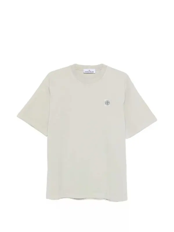 Stone Island Compass-patch T-shirt - Neutrals