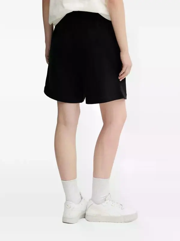 INBETWEENERS Embroidered Drawstring Shorts - Black