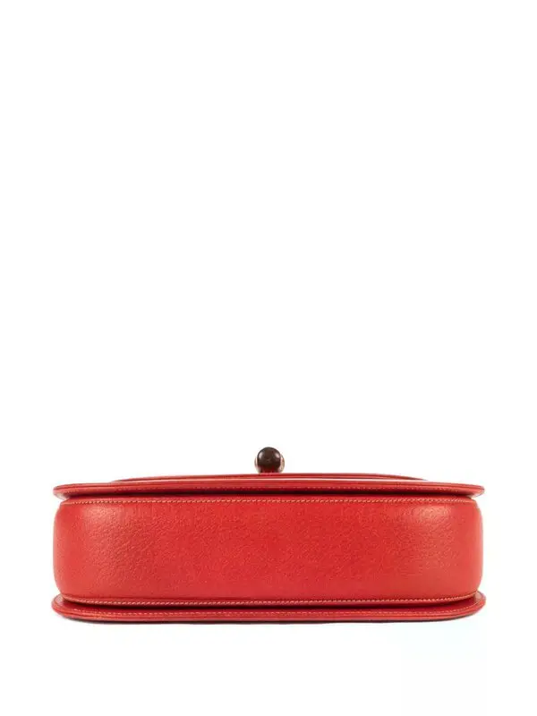 Gucci Bamboo Handle Shoulder Bag - Red