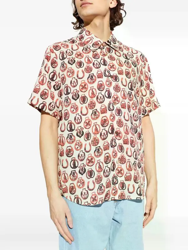 Paul Smith Graphic-print Short-sleeve Shirt