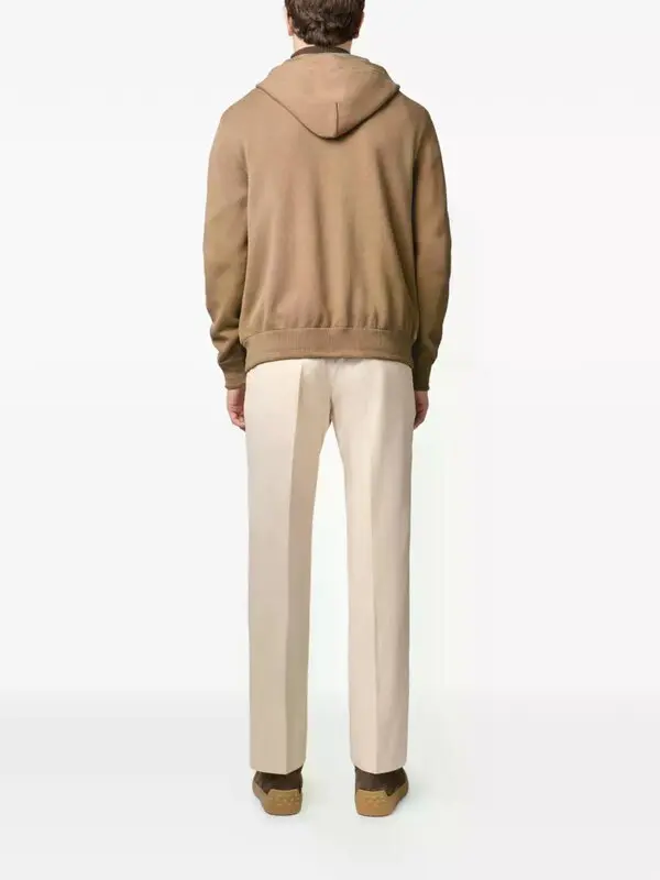 TOD'S Hooded Zip-up Bomber Jacket
