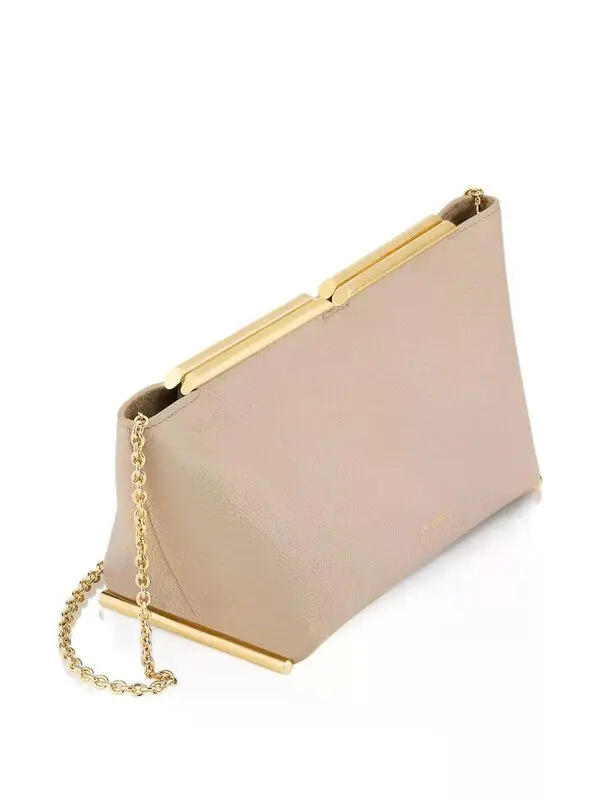 AQUAZZURA Galerie Clutch Bag With Detachable Chain Strap