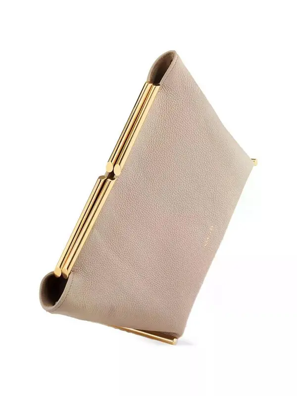 AQUAZZURA Galerie Clutch Bag With Detachable Chain Strap