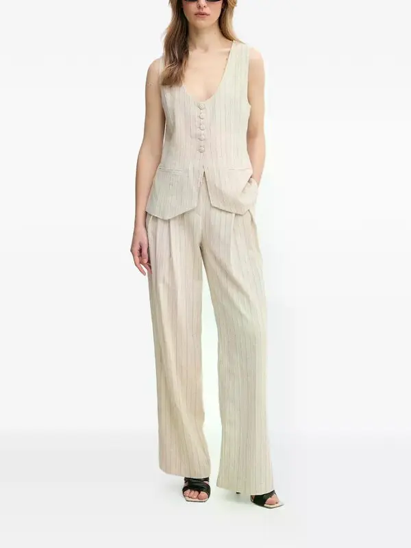 HOSS INTROPIA Pinstripe Pleated Trousers