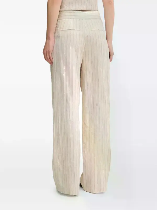 HOSS INTROPIA Pinstripe Pleated Trousers