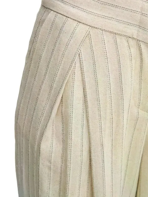 HOSS INTROPIA Pinstripe Pleated Trousers