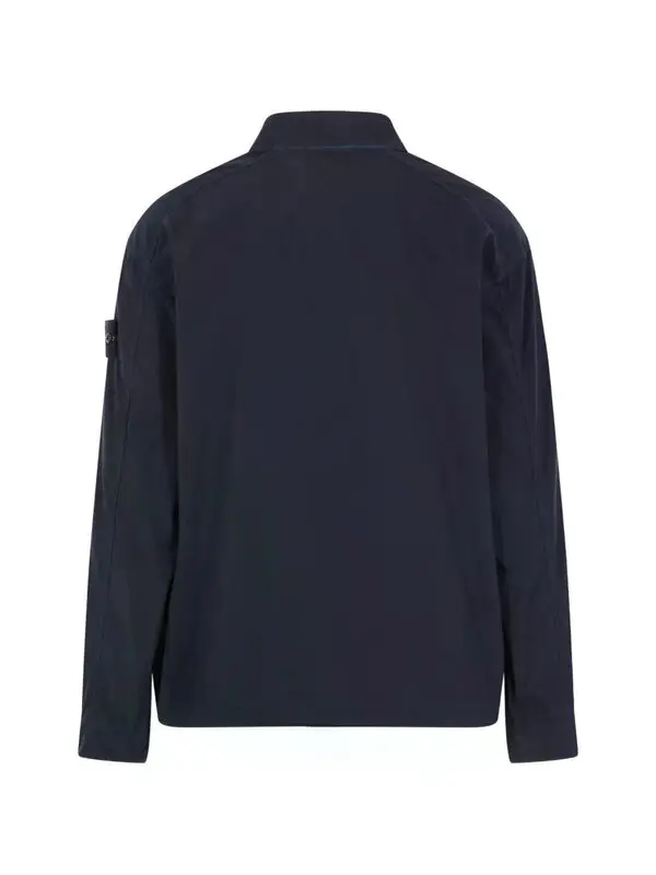 Stone Island Single-breasted Jacket - Blue