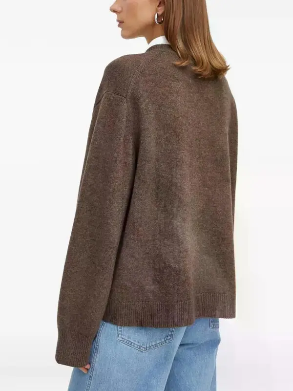 HERSKIND Round Neck Long Sleeve Sweater