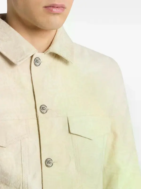 Etro Jacquard Paisley Denim Jacket