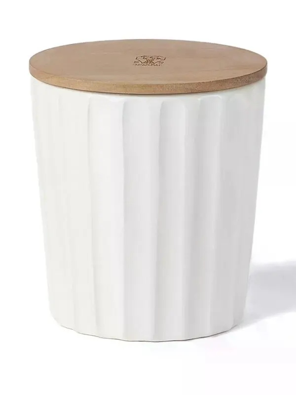 Brunello Cucinelli Ridged Scented Candle - White