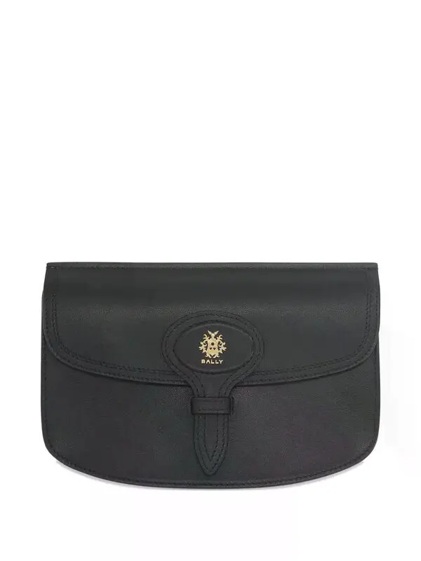 Bally Logo Plaque Cross Body Bag - Black