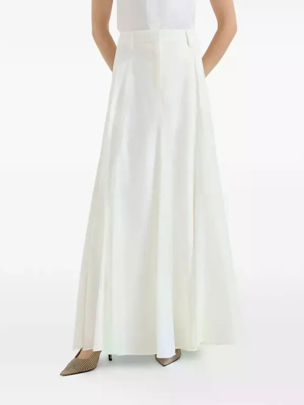 Brunello Cucinelli Maxi A-line Flared Skirt