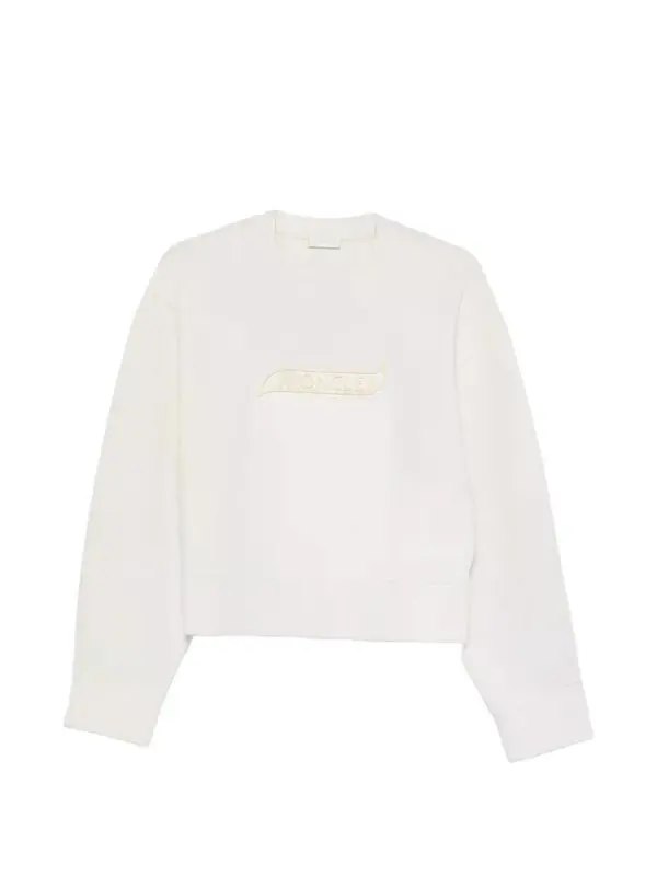 Moncler Logo-patch Crewneck Sweatshirt