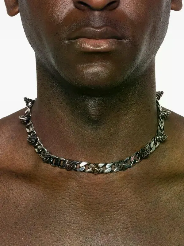 LEONARDO VALENTINI Studs Chain Necklace