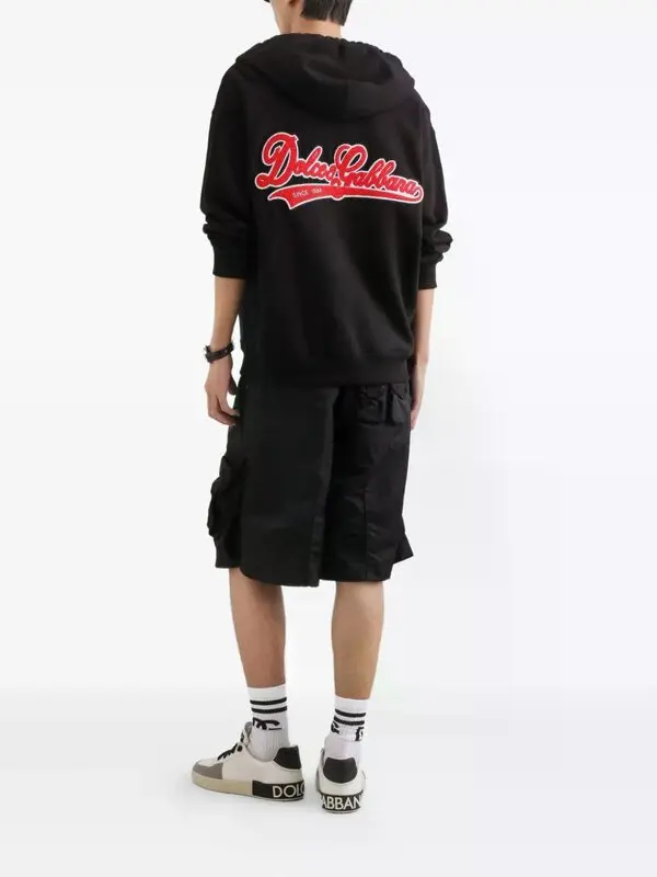 Dolce & Gabbana Appliqué Zip Hoodie