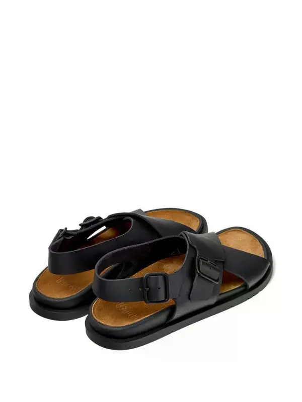 Camper Lluc Buckled Crossover-strap Sandals - Black