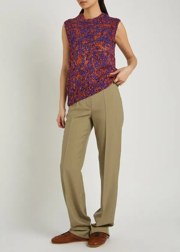 Dries Van Noten Hand-knitted Cotton Vest