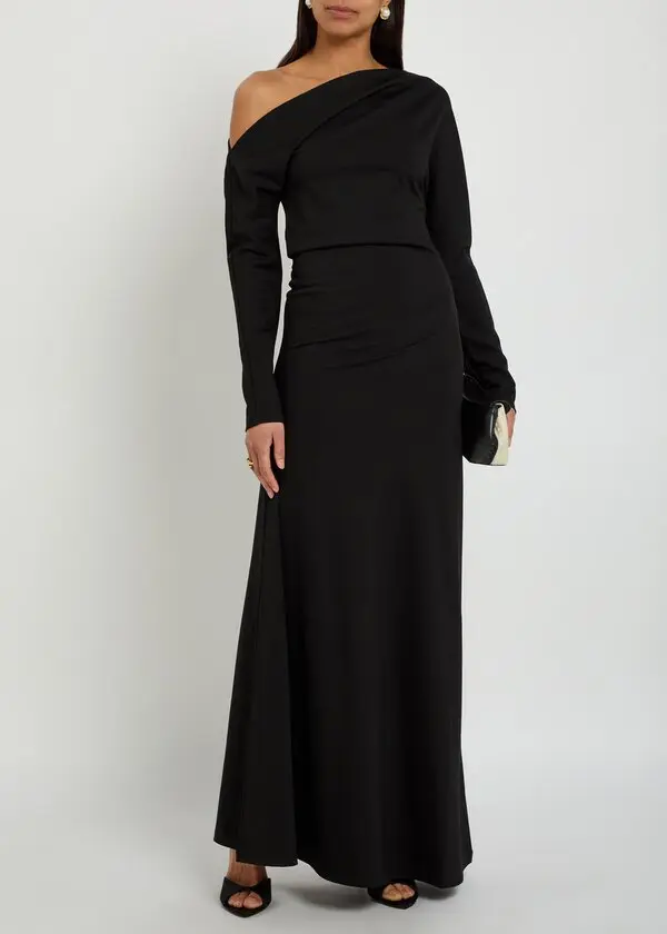 RÓHE Twisted Jersey Maxi Dress