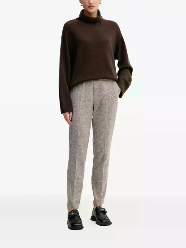 Marc O'polo Flecked Straight-leg Trousers