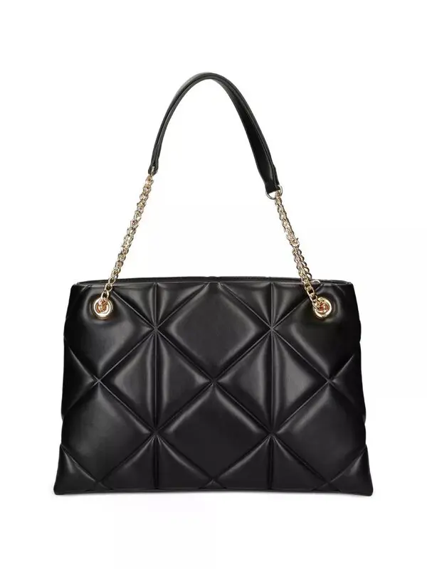 Moschino Quilted Logo Tote Bag - Black