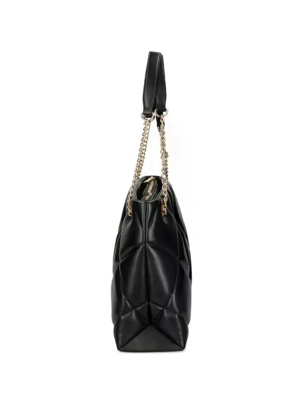 Moschino Quilted Logo Tote Bag - Black