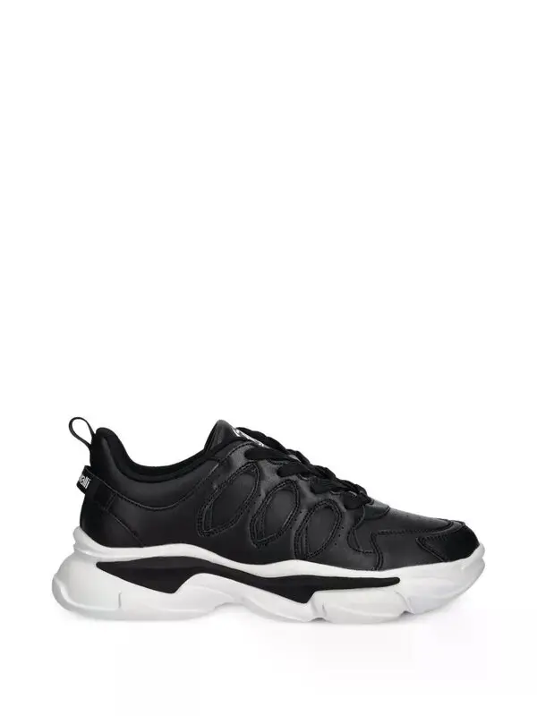 Just Cavalli Wave Design Lace-up Sneakers