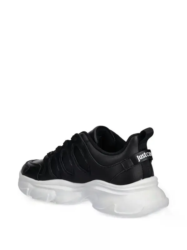 Just Cavalli Wave Design Lace-up Sneakers