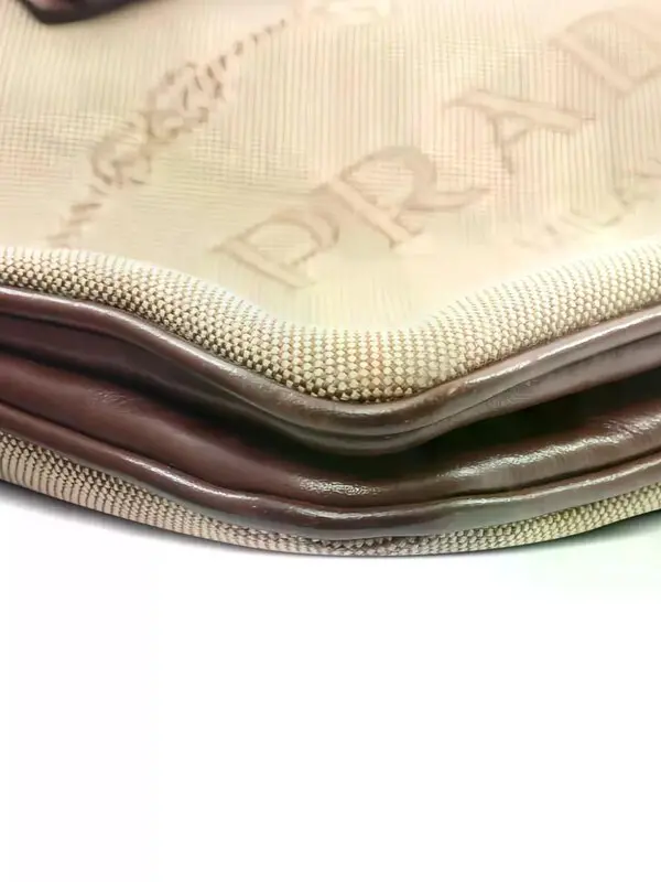 Prada Jacquard Logo Shoulder Bag