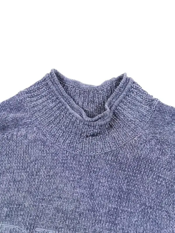 Dior Logo Detail High Neck Sweater