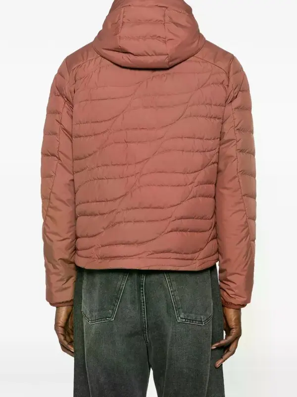 Moncler Quilted Hooded Zip Up Jacket