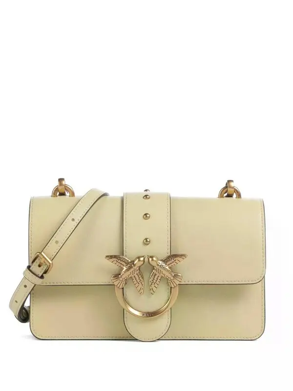 Pinko Love Bag One Small Crossbody Bag In Silky Leather