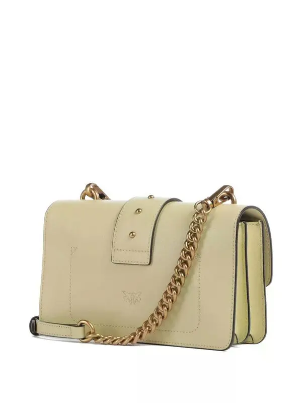 Pinko Love Bag One Small Crossbody Bag In Silky Leather