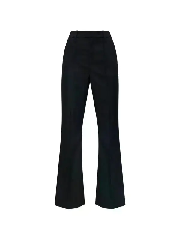 GESTUZ Flared Trousers - Black