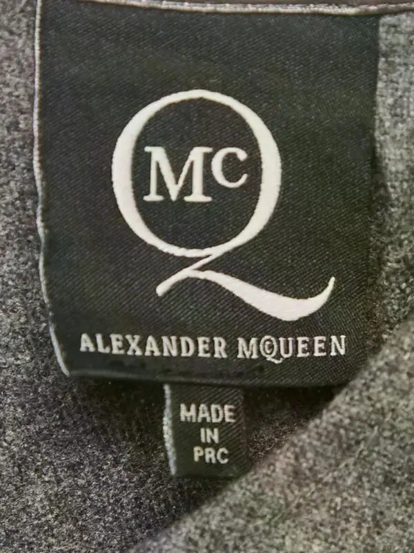 Alexander McQueen Round-neck Sleeveless Mini Dress